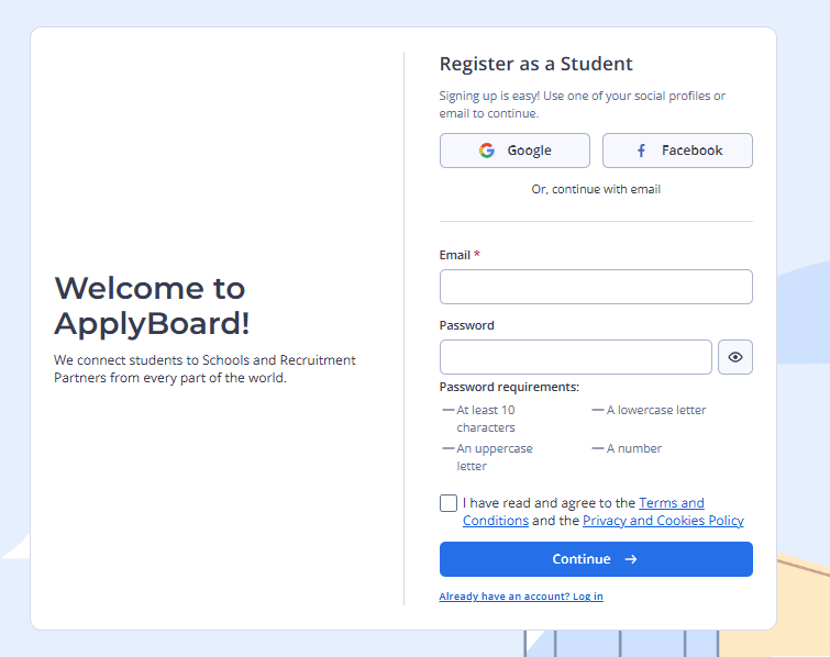 Students: How to Create an Account on ApplyBoard – Assist
